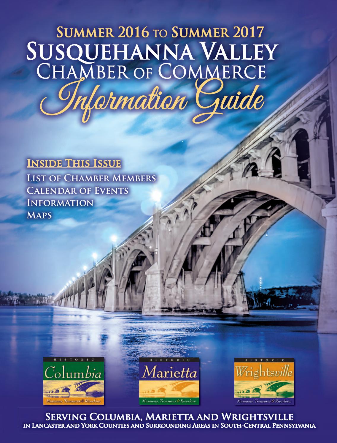Susquehanna Valley Chamber Of Commerce 2016 by Engle Printing ...