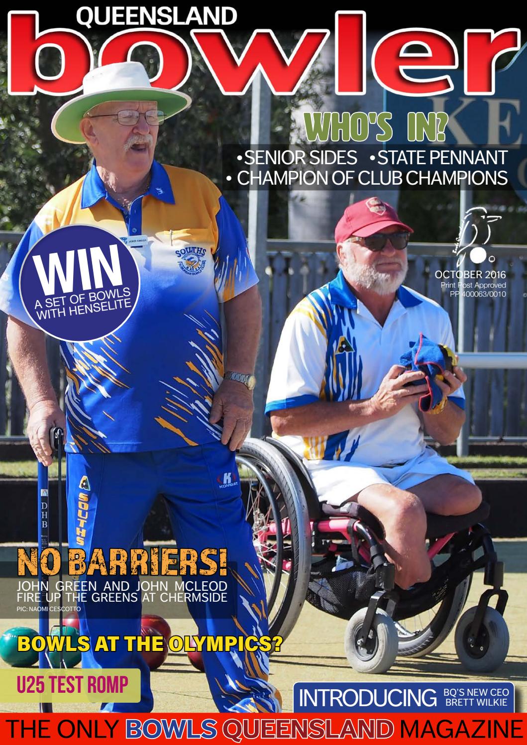 October 2016 by Queensland Bowler - Issuu