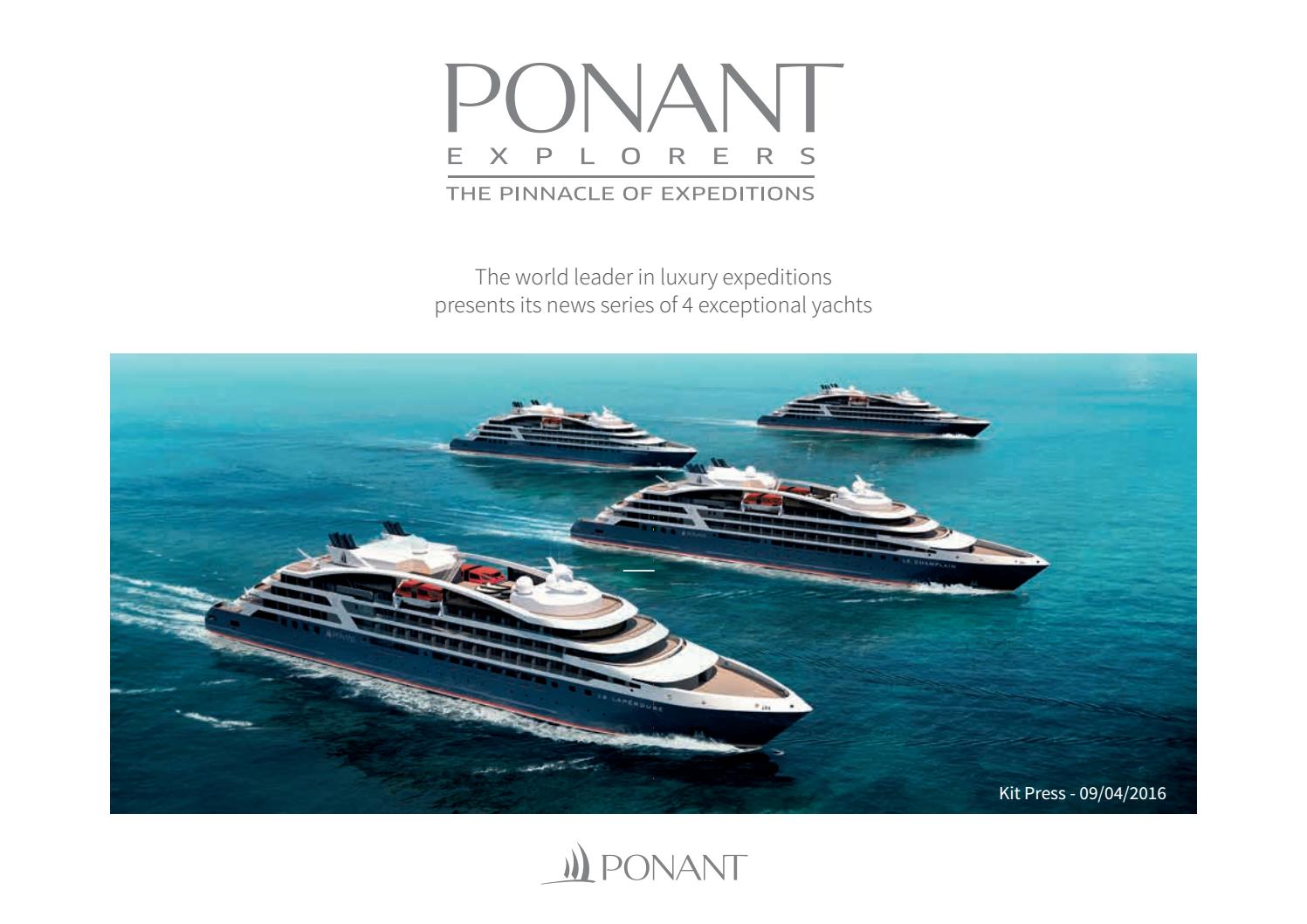 Ponant Explorer Fleet - Sept 2016 by Traveloscopy Editor - Issuu