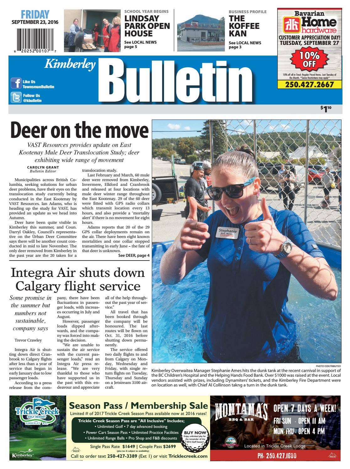 Kimberley Daily Bulletin, September 23, 2016 by Black Press Media Group ...