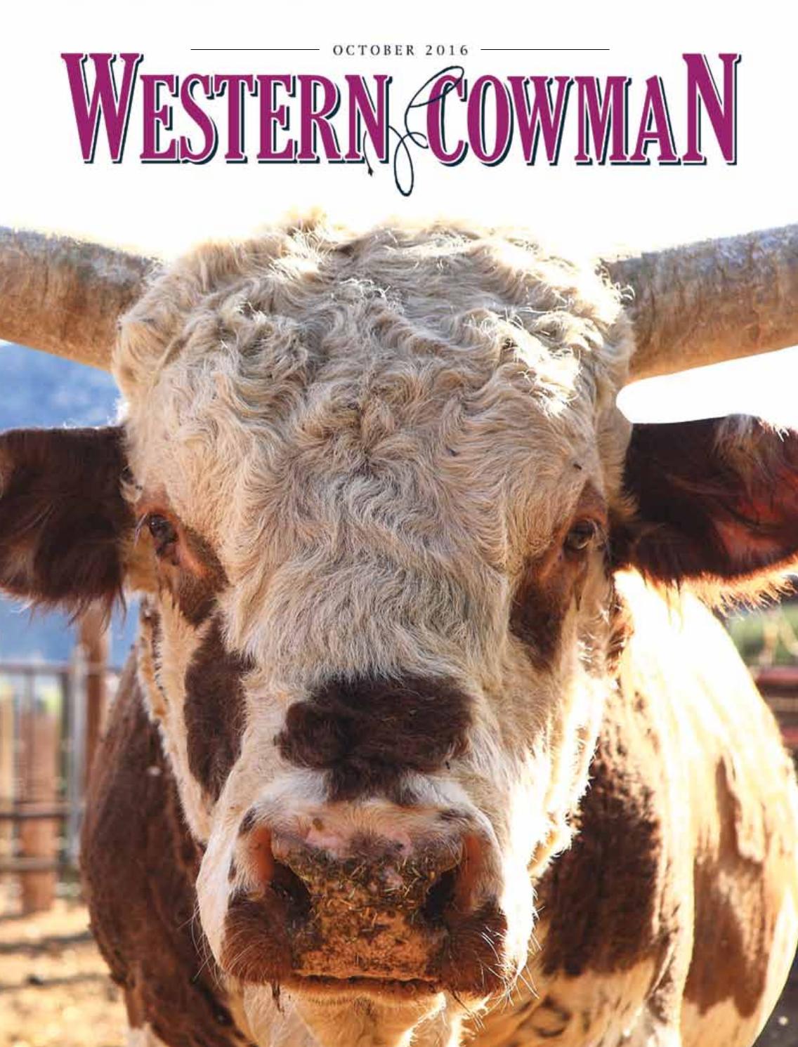 Western Cowman - October 2016 by EDJE - Issuu
