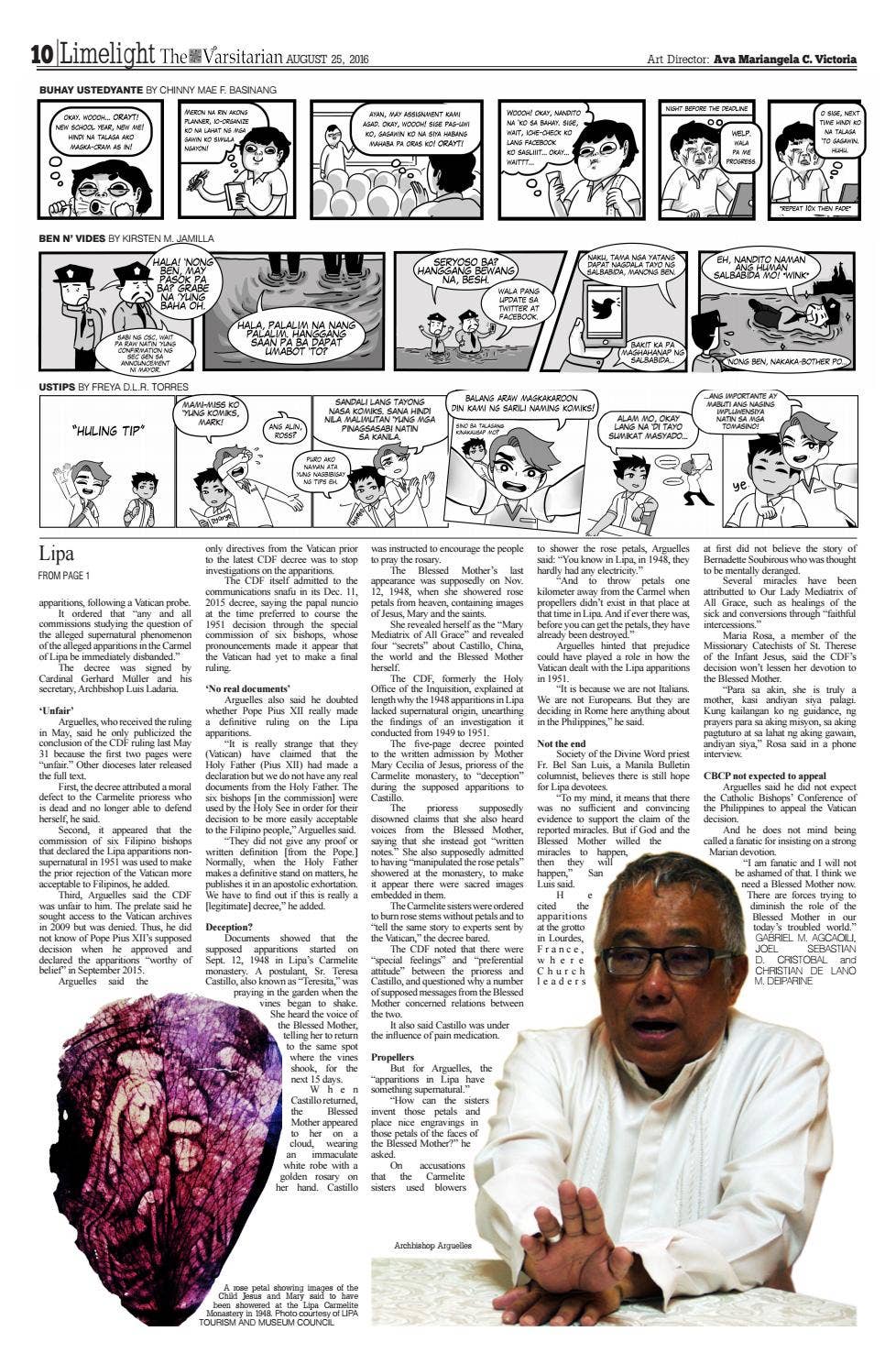 The Varsitarian P.Y. 2015-2016 Issue 12 by The Varsitarian - Issuu