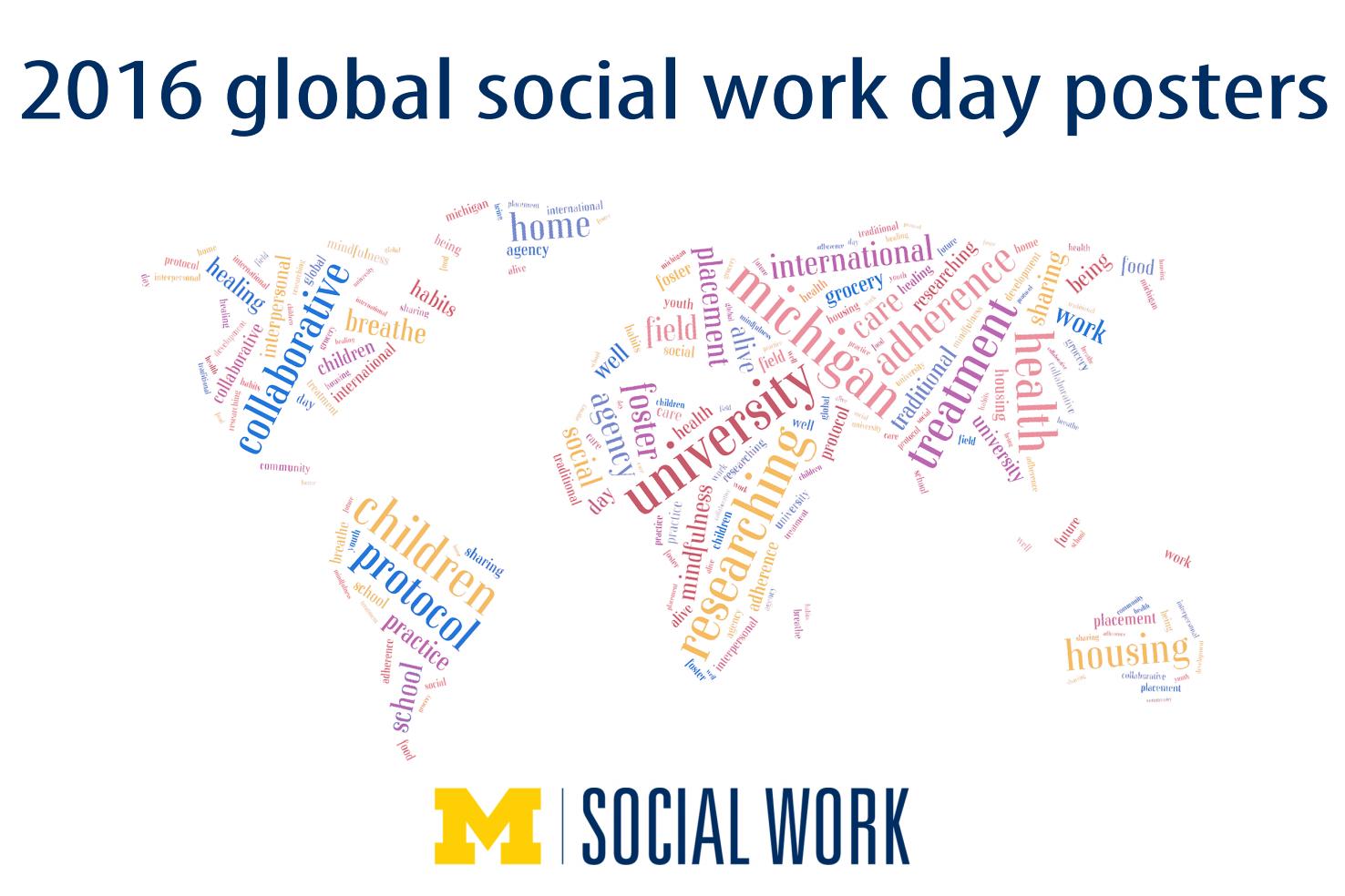 2016 Global Social Work Day Posters by University of Michigan School of ...