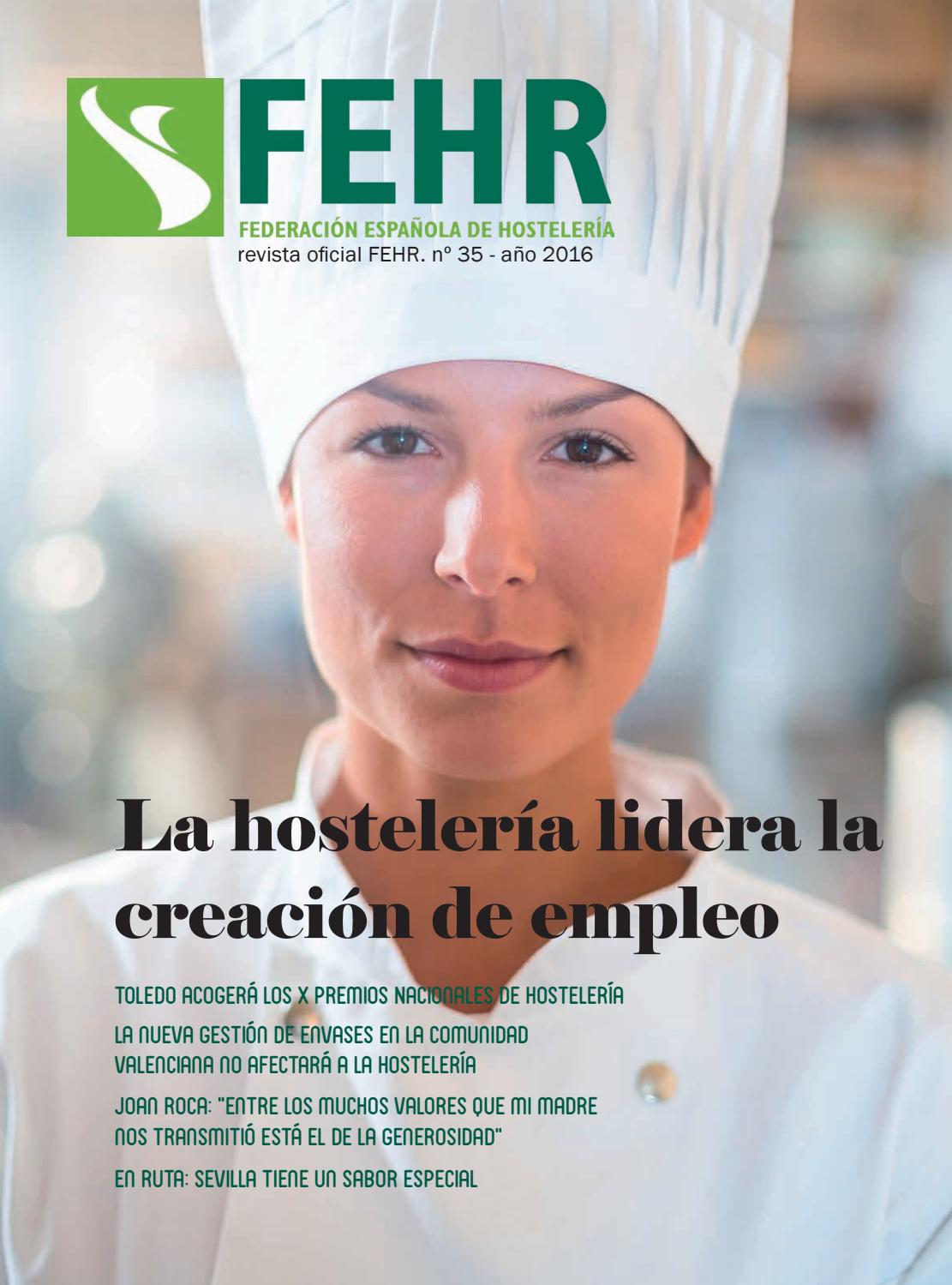 Revista FEHR nº 35 by HOSTELERÍA DE ESPAÑA - Issuu
