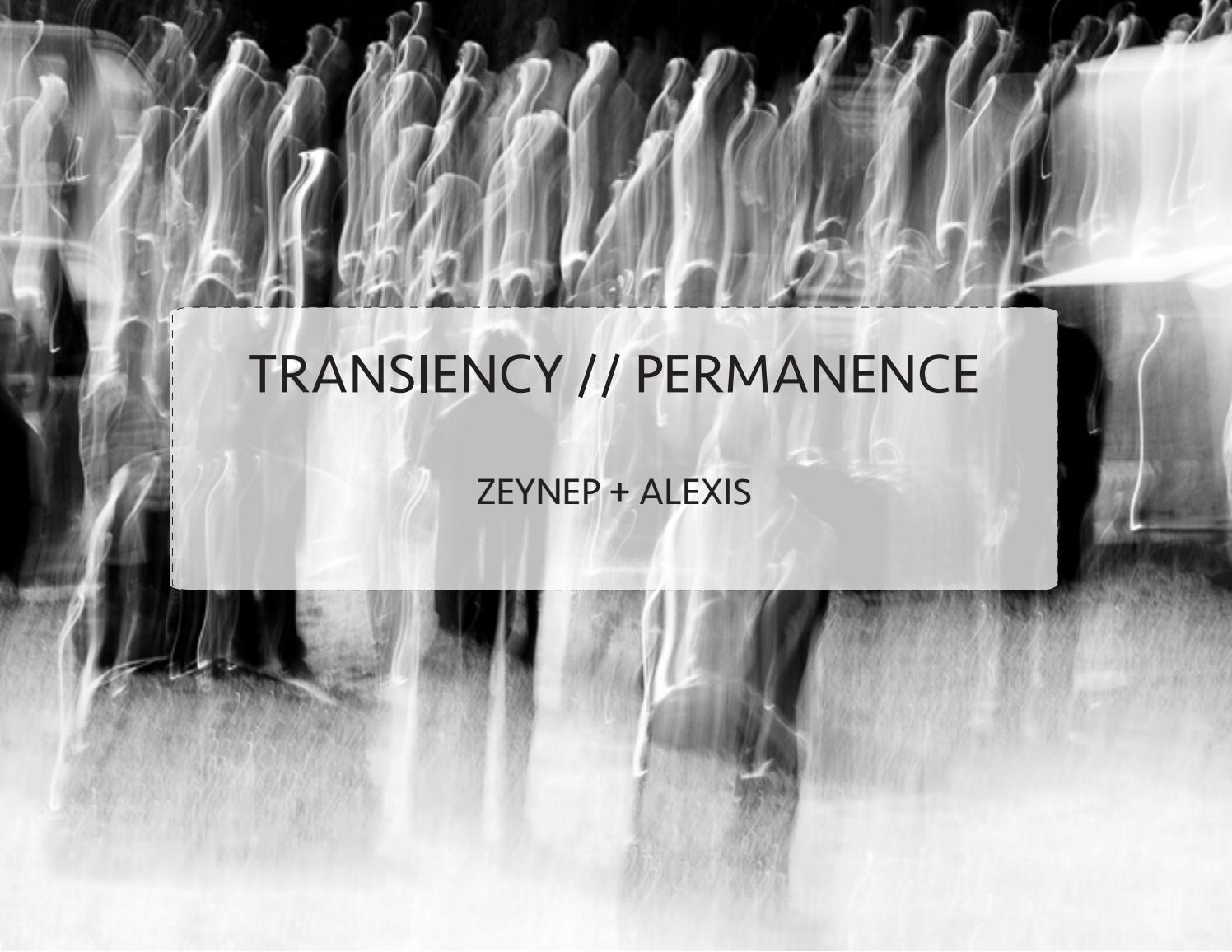 Transiency // Permanence by Zeynep Arolat - Issuu