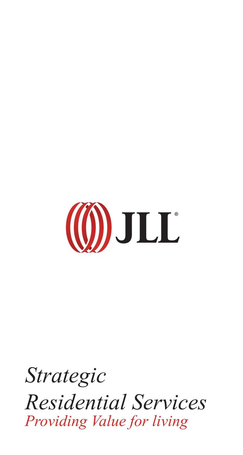 JLL Residential Services Brochure by Gustavo Rodríguez - Issuu