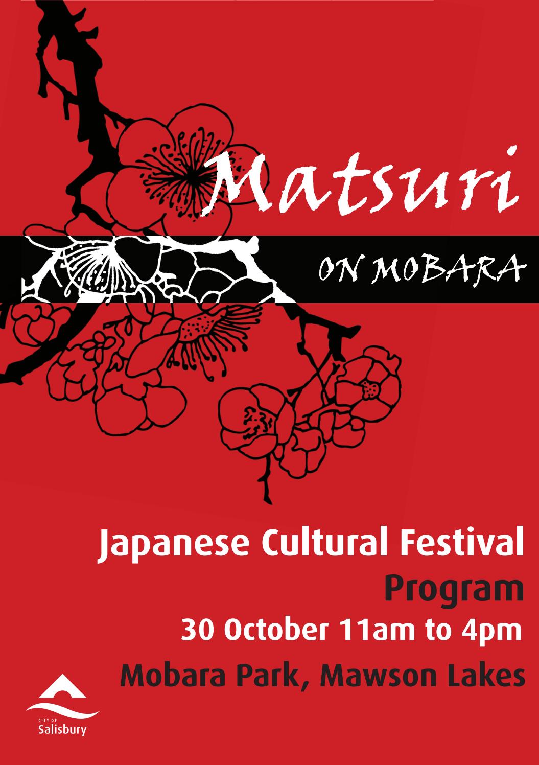 Matsuri on Mobara Program 2016 by City of Salisbury - Issuu
