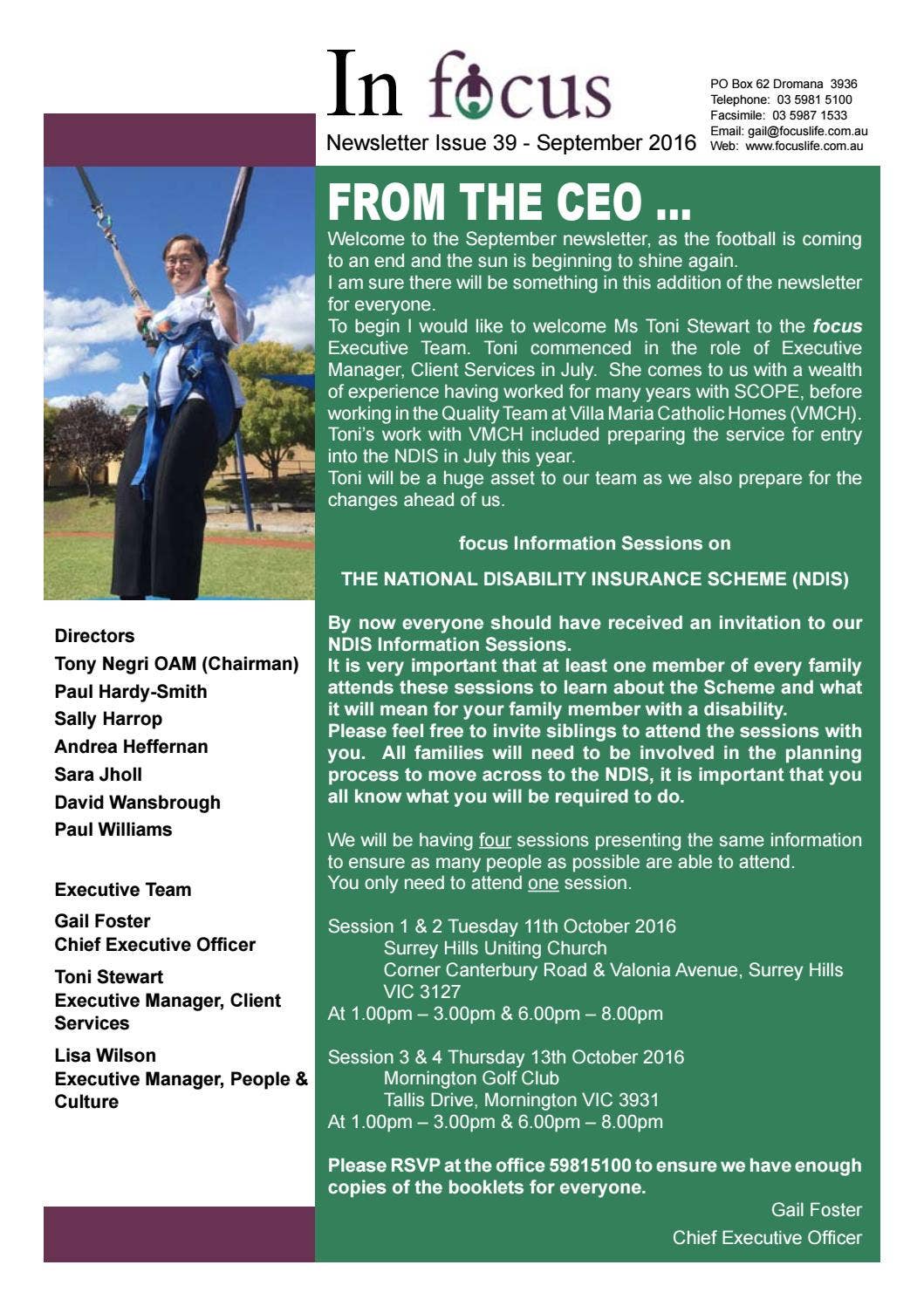 September 2016 internet by focus Individualised Support Services - Issuu