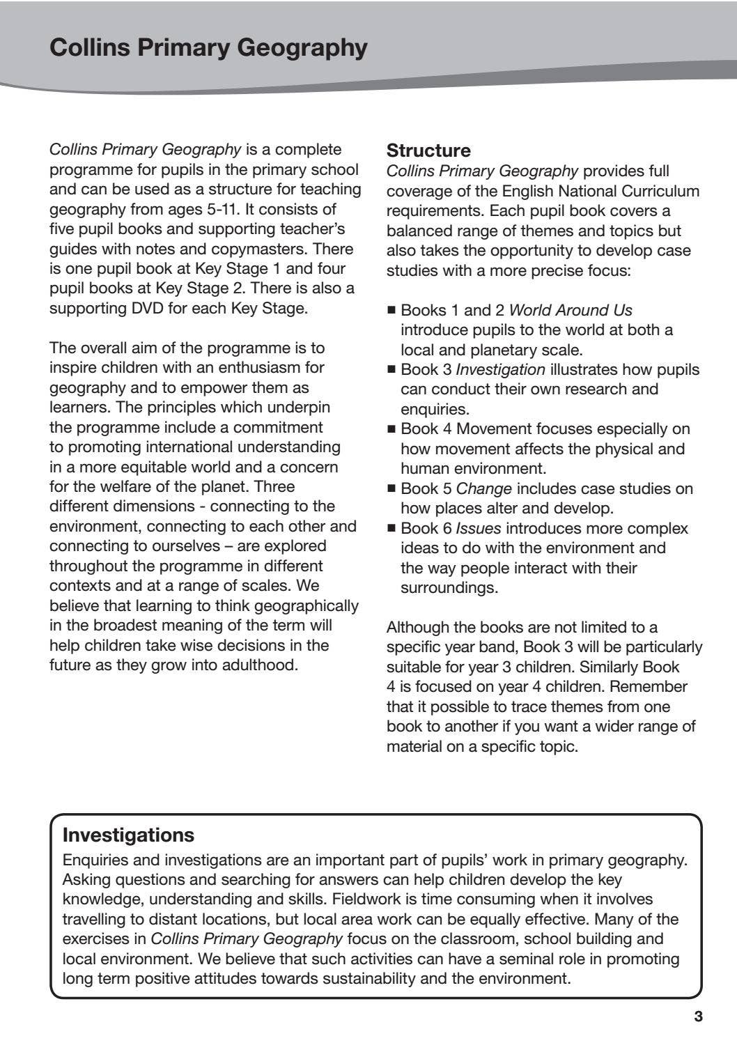 Primary Geography Teacher's Book 4 by Collins - Issuu