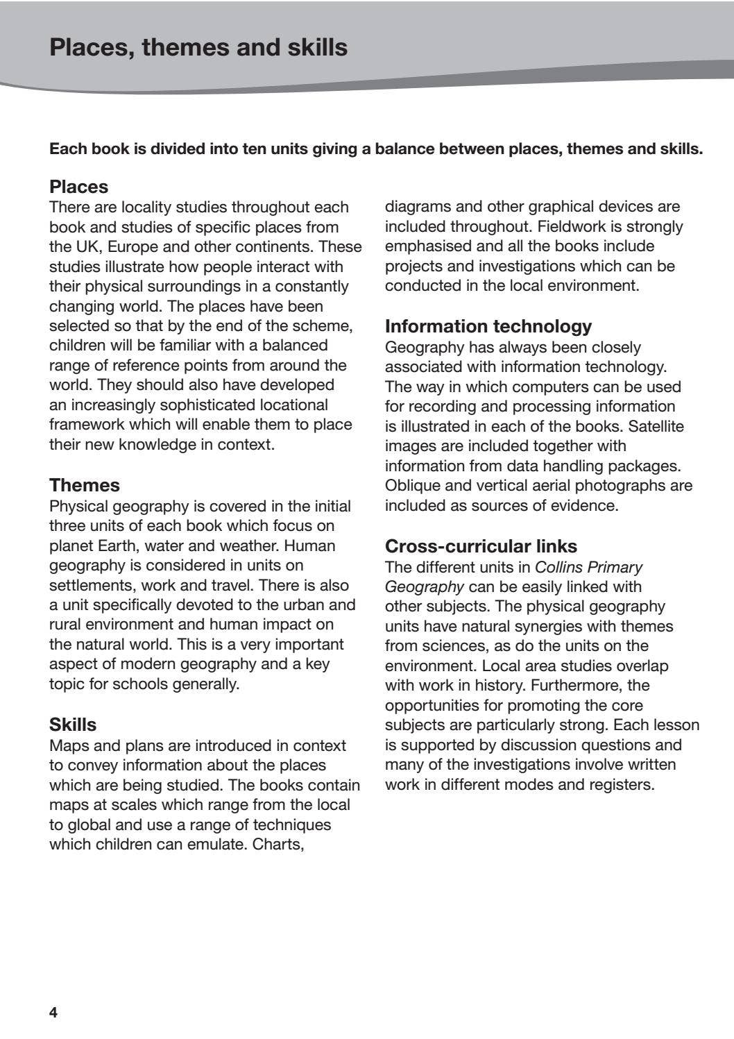 Primary Geography Teacher's Book 4 by Collins - Issuu