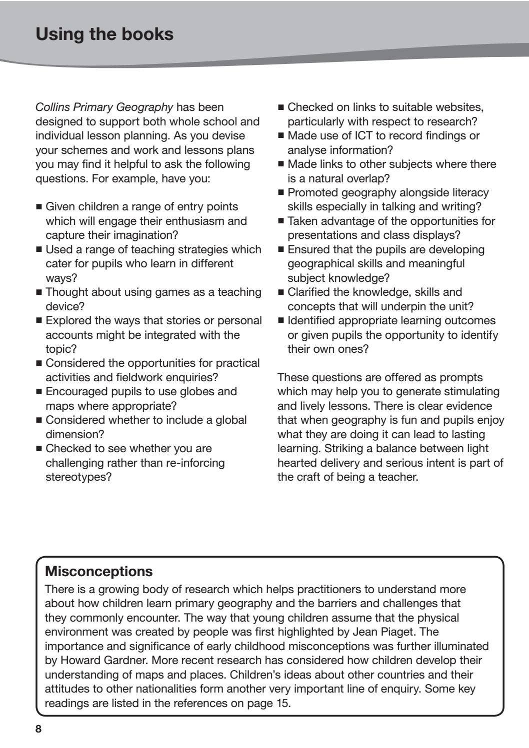 Primary Geography Teacher's Book 4 by Collins - Issuu