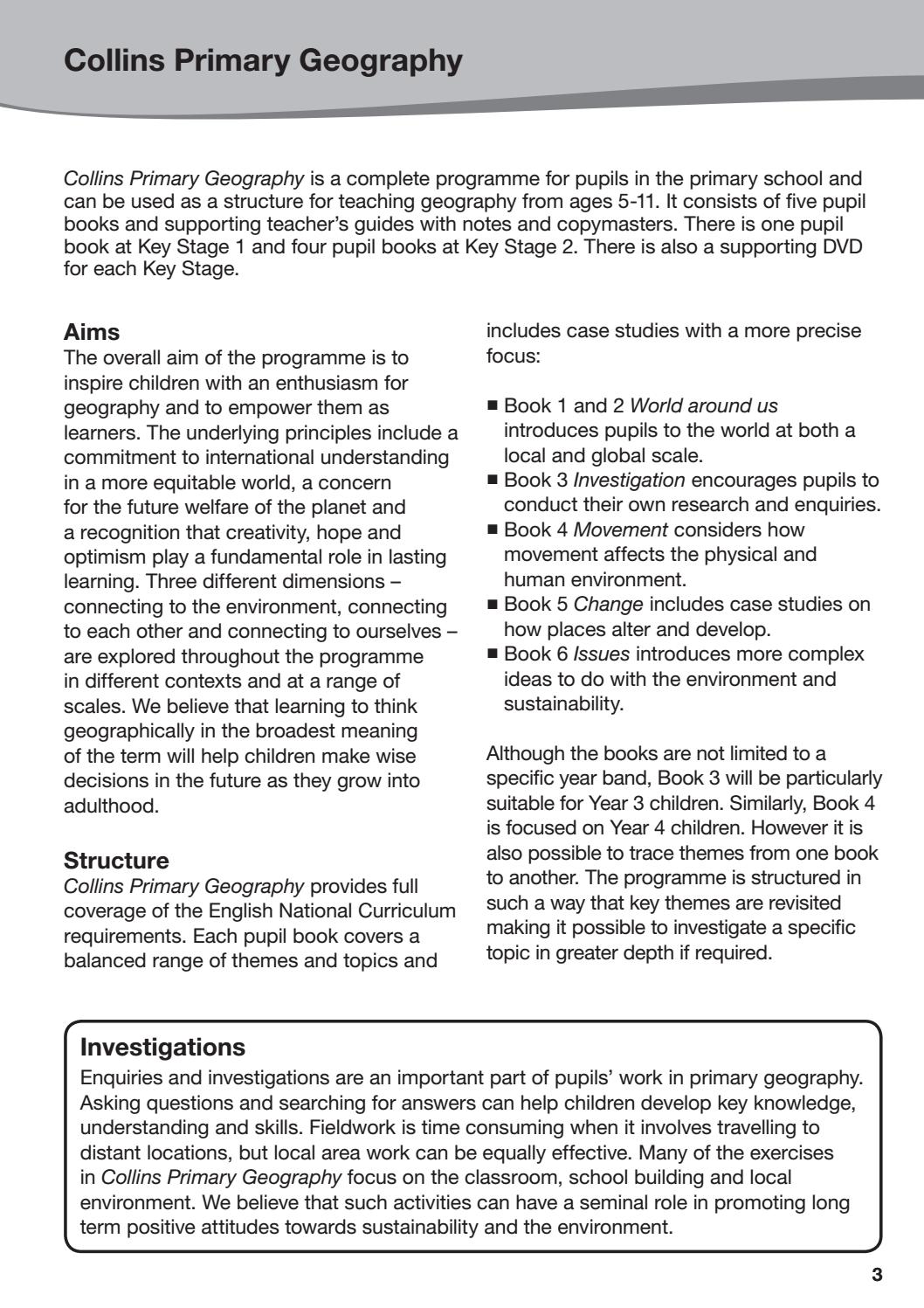 Primary Geography Teacher's Book 5 by Collins - Issuu