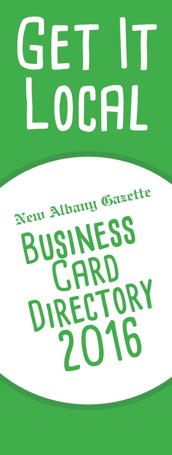 Get It Local: Business Card Directory 2016 by Journal Inc - Issuu