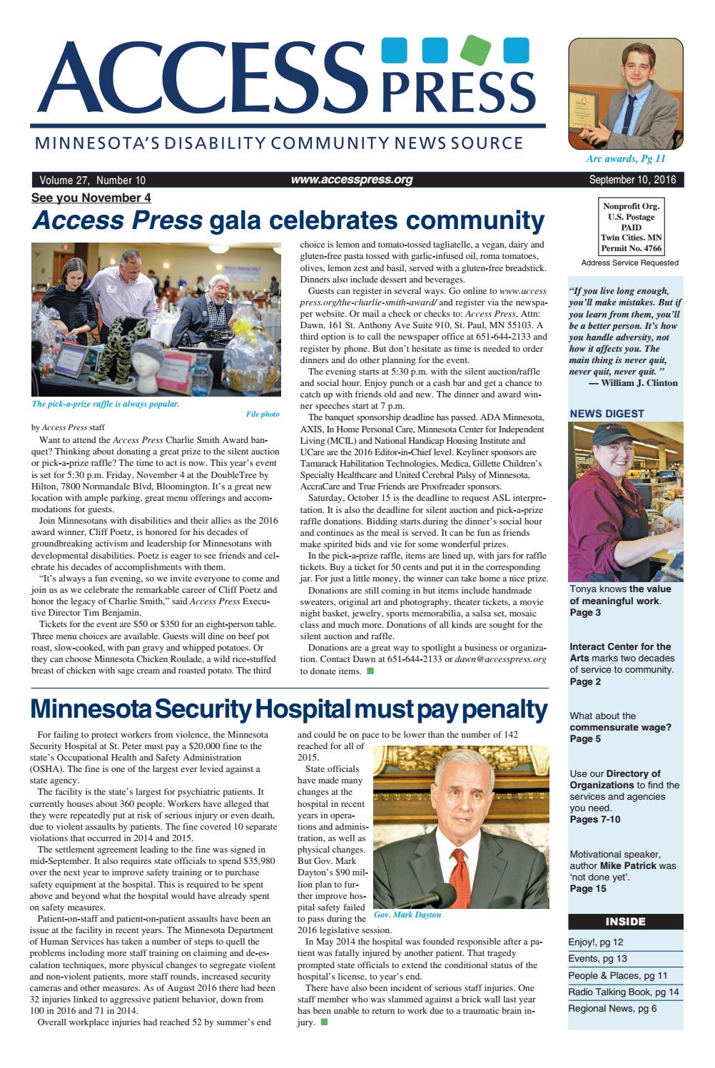 October 2016 Edition - Access Press by Access Press - Issuu