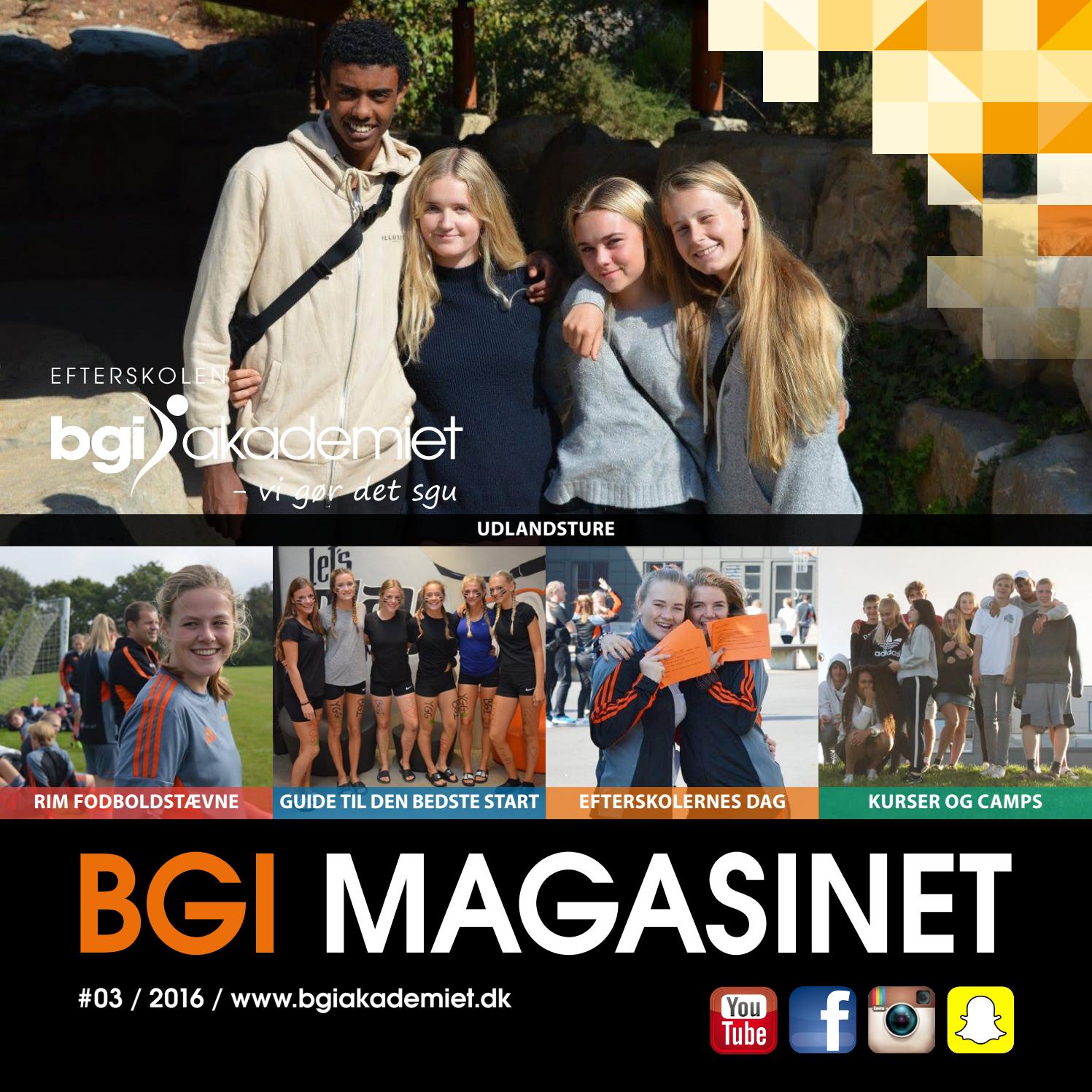 BGI Magasinet #3, 2016. Kvartalsmagasinet for Efterskolen BGI akademiet ...
