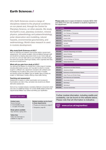 UCL Study Abroad Guide 2017/18 by UCL: London's Global University - Issuu