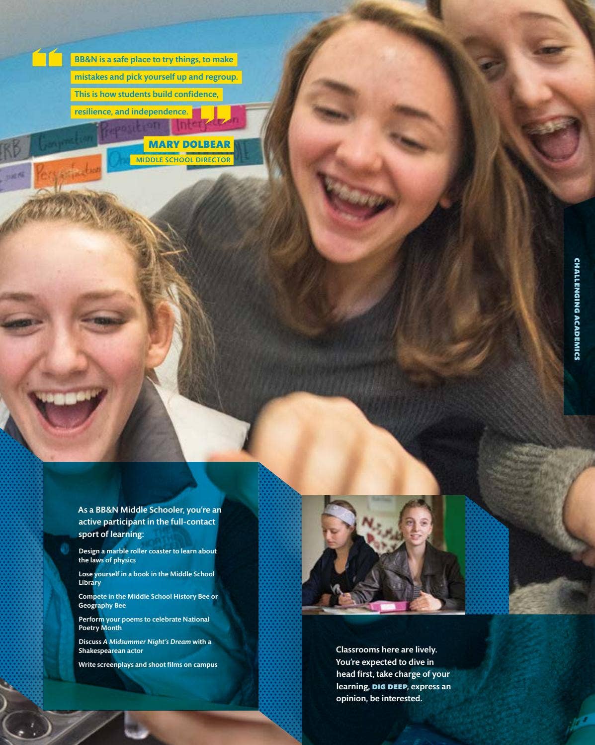 BB&N Middle School Viewbook by BB&N - Issuu
