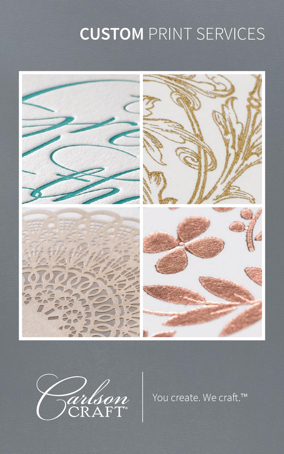 Custom Print Services by Carlson Craft - Issuu