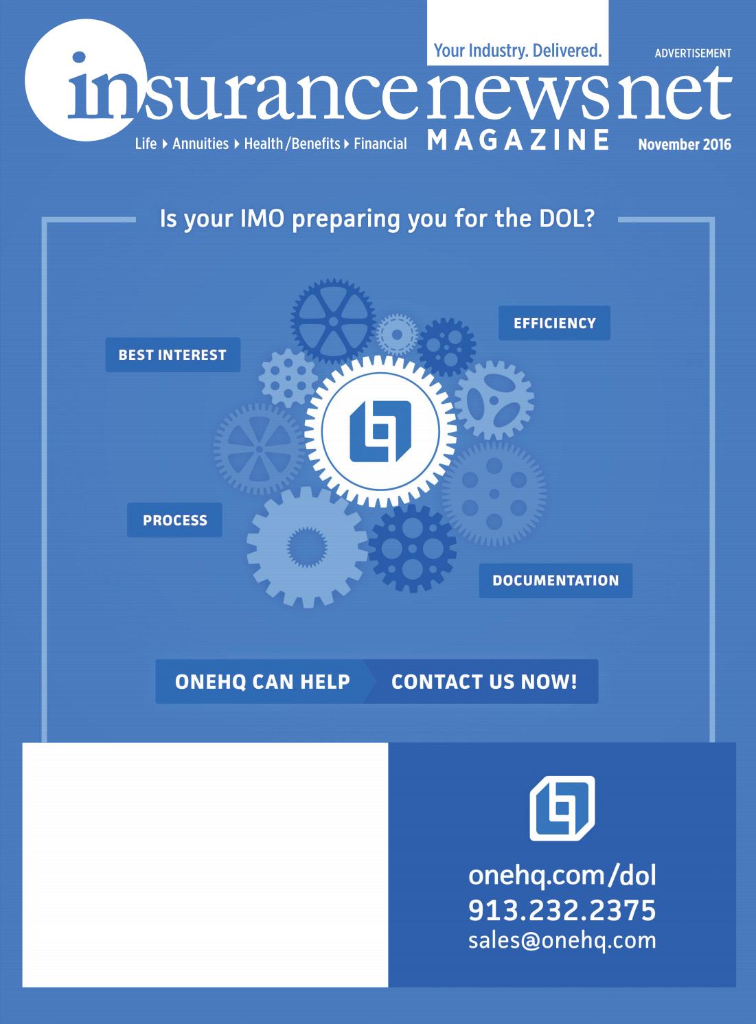 InsuranceNewsNet Magazine - November 2016 by InsuranceNewsNet - Issuu