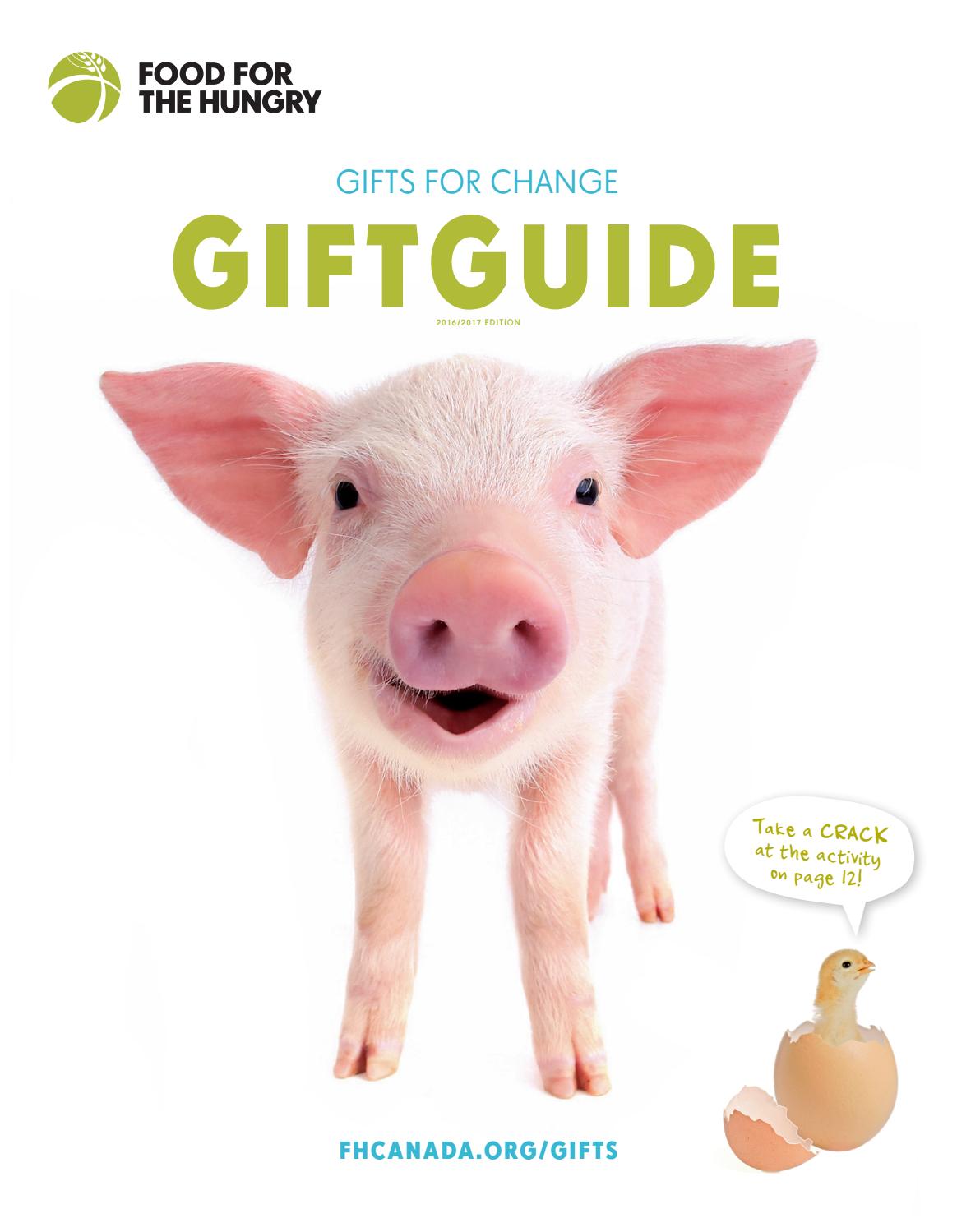 Gift Guide 2016-2017 by Food for the Hungry (Canada) - Issuu
