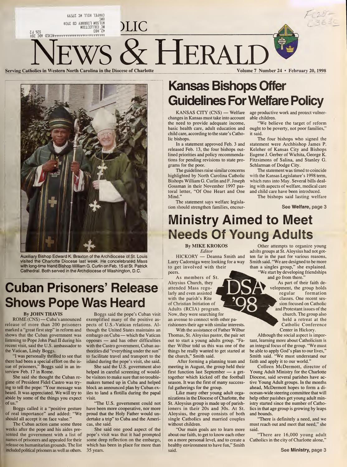 Feb 20, 1998 by Catholic News Herald - Issuu