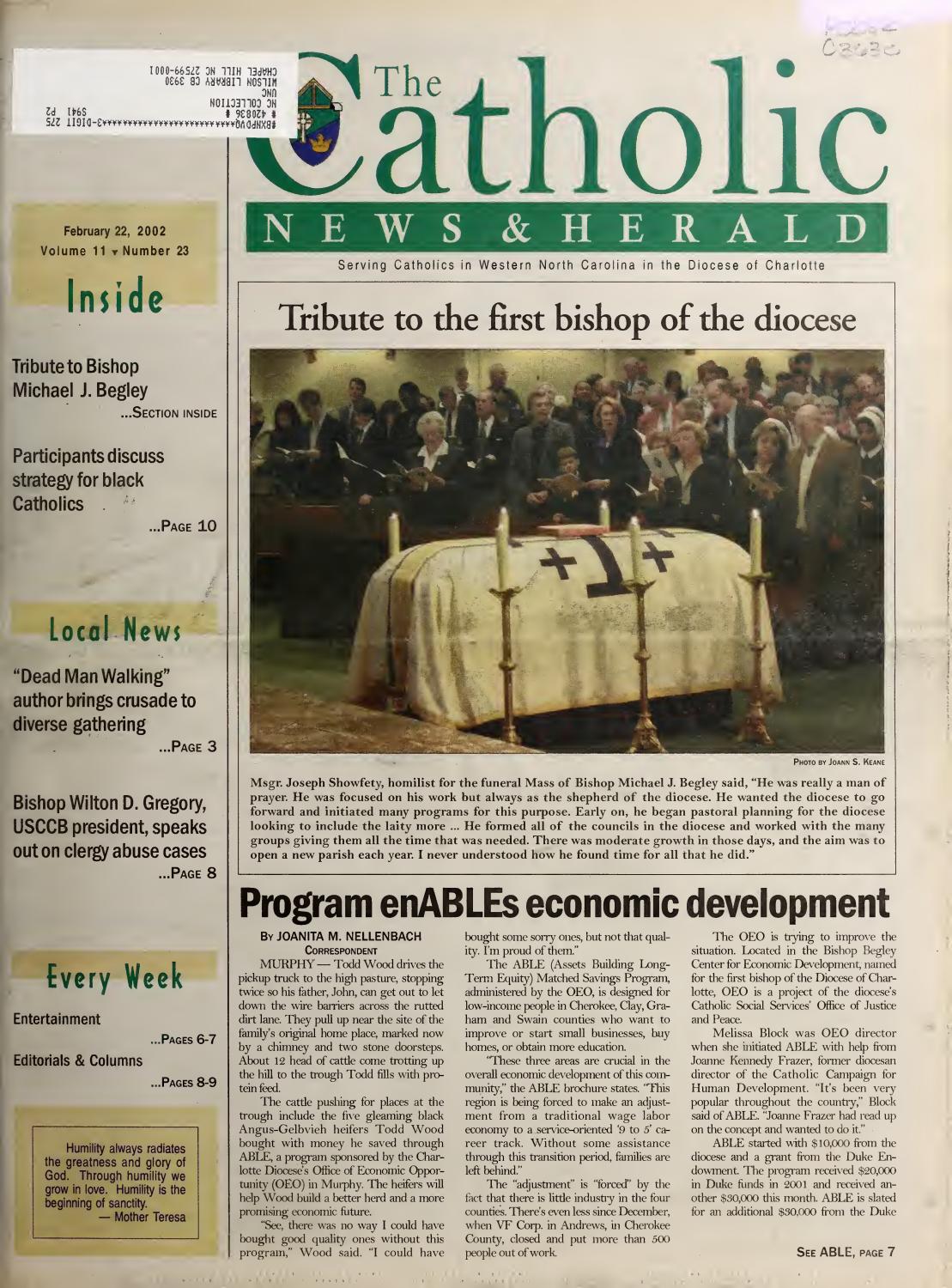 Feb 22, 2002 by Catholic News Herald - Issuu