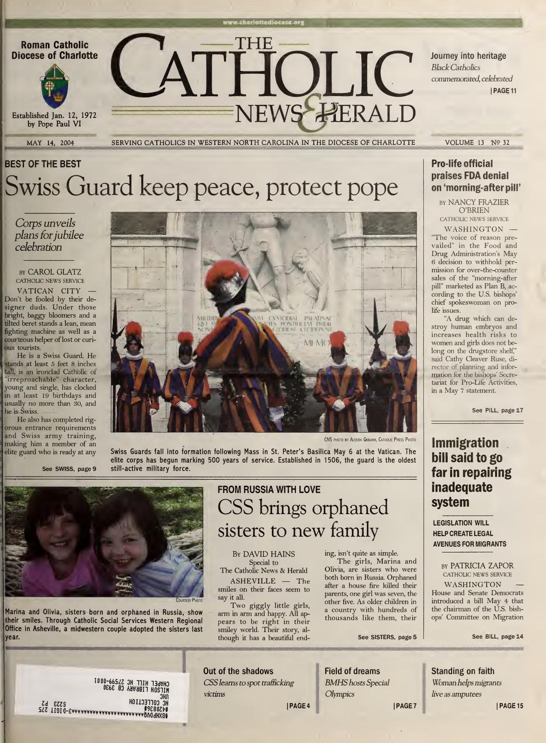 May 14, 2004 by Catholic News Herald - Issuu