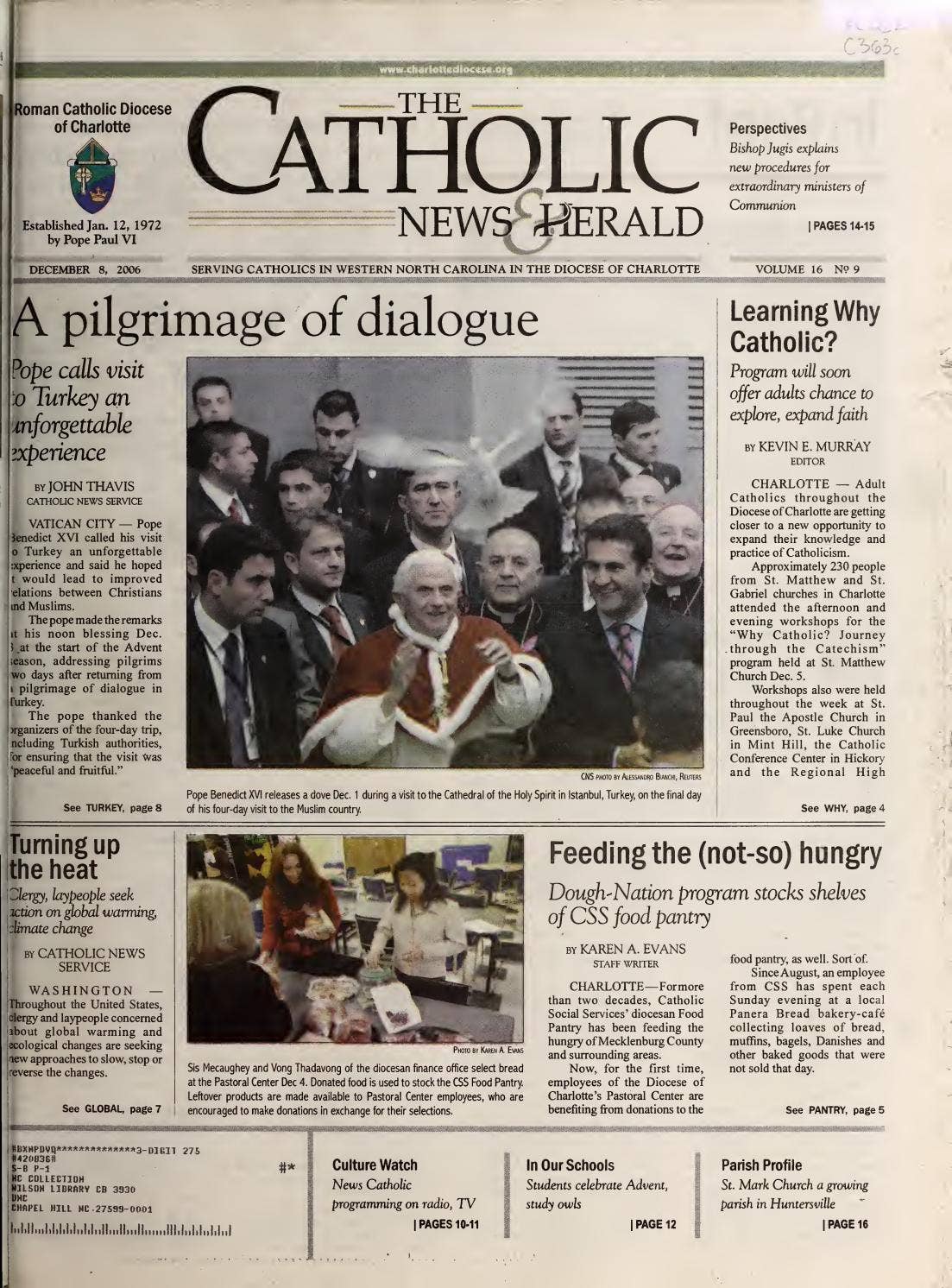 Dec 8, 2006 by Catholic News Herald - Issuu