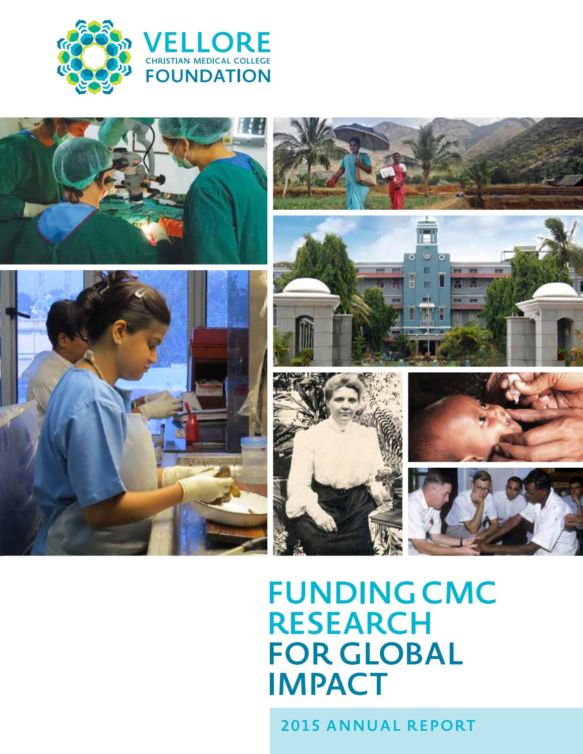 vcmc-2015-annual-report by Vellore CMC Foundation - Issuu