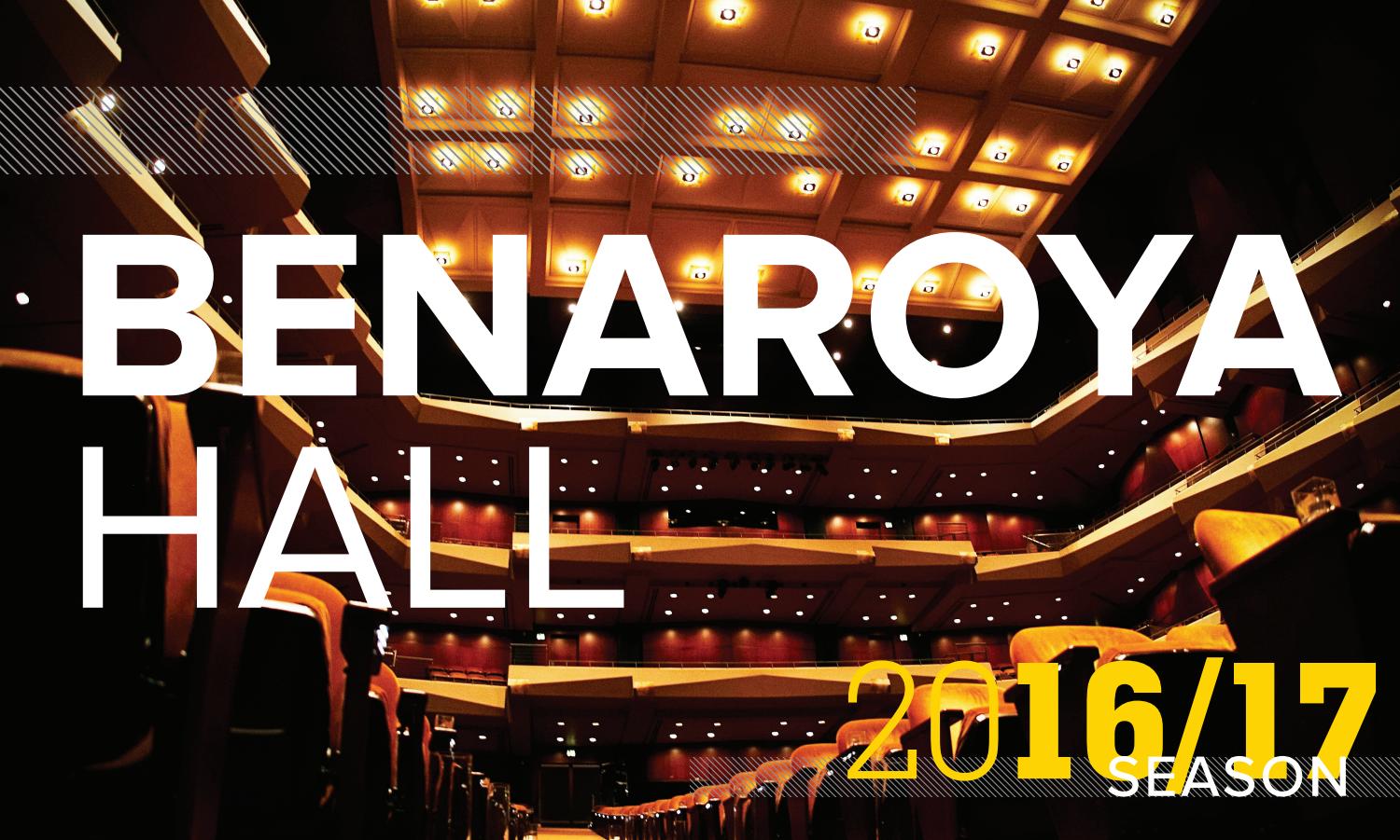 2016-2017 Benaroya Hall Brochure by Seattle Symphony - Issuu
