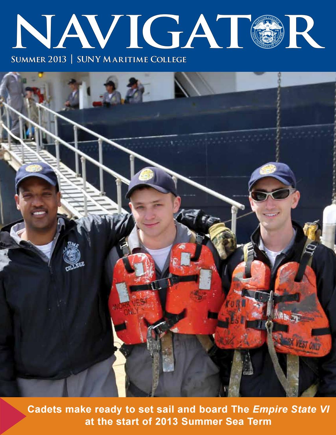 Navigatorsummer2013 by SUNY Maritime College - Issuu
