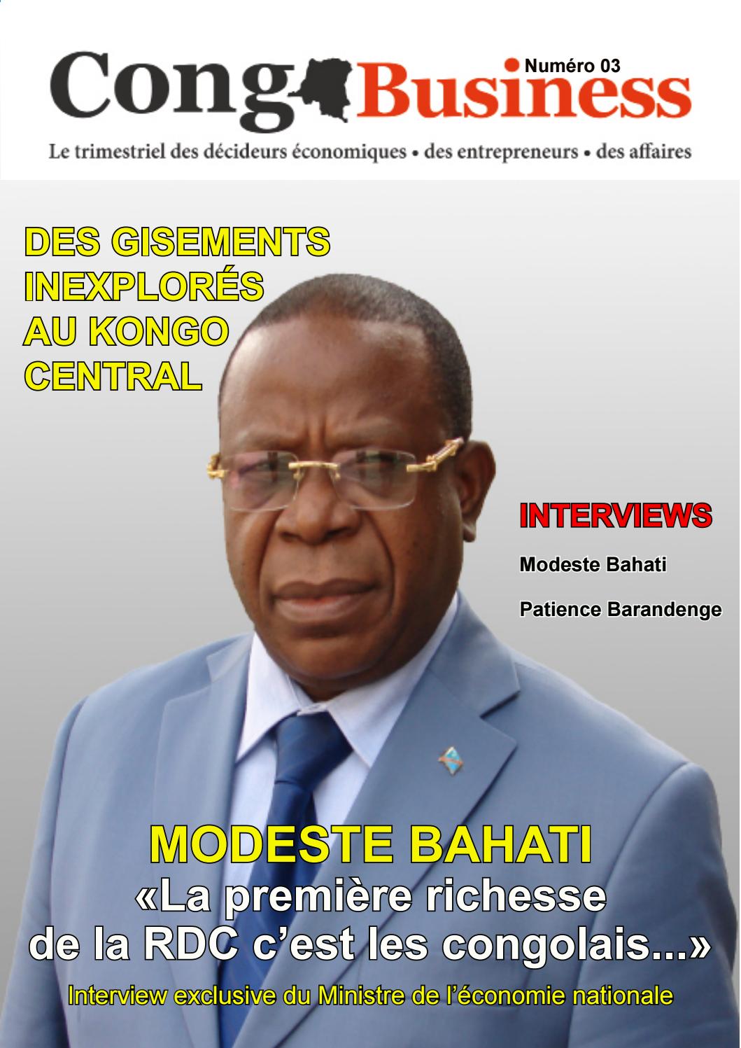 MAGAZINE CONGO BUSINESS NUMÉRO 3 by LARRY GLOBAL MEDIA - Issuu
