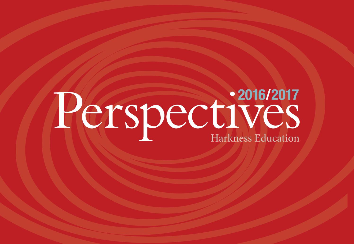 Perspectives: Harkness Learning 2016-17 | The Lawrenceville School by ...