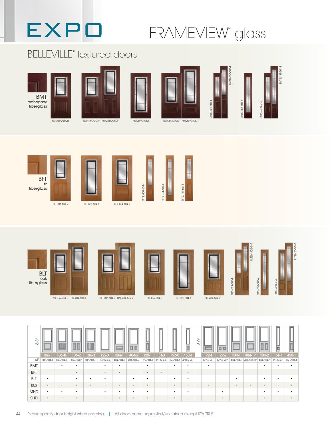 All Weather Windows Entry Door Catalogue by All Weather Windows - Issuu