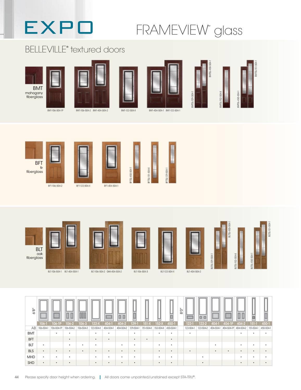 All Weather Windows Entry Door Catalogue by All Weather Windows - Issuu