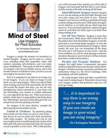 Billiards Buzz - Oct 2016 by AzBilliards - Issuu