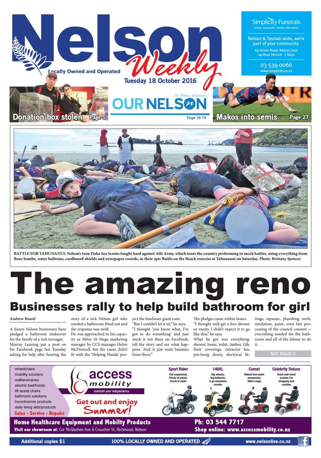 October 18 2016 nelson weekly 36pgs web by Top South Media - Issuu