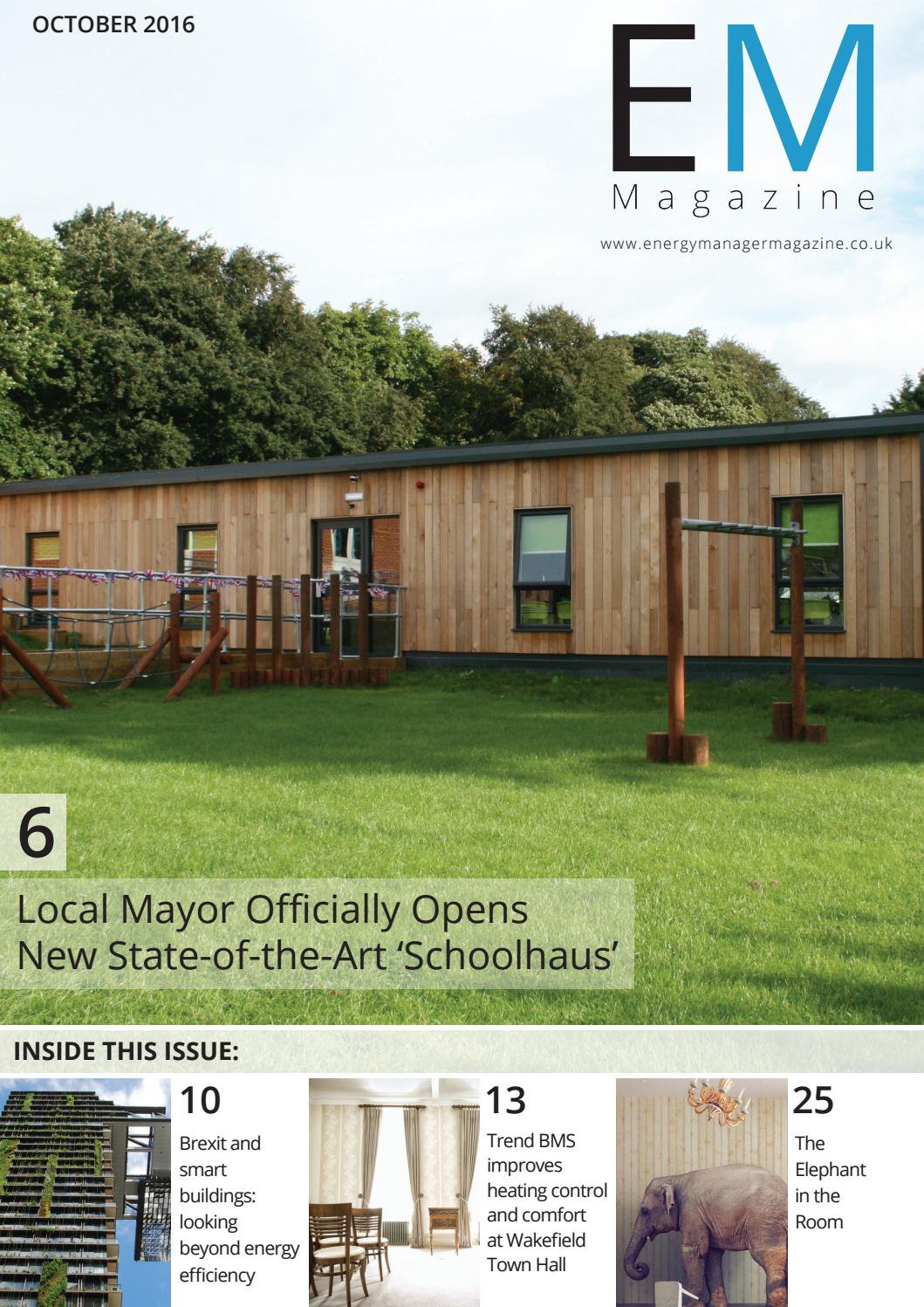 Energy Manager Magazine October 2016 by Abbey Publishing - Issuu