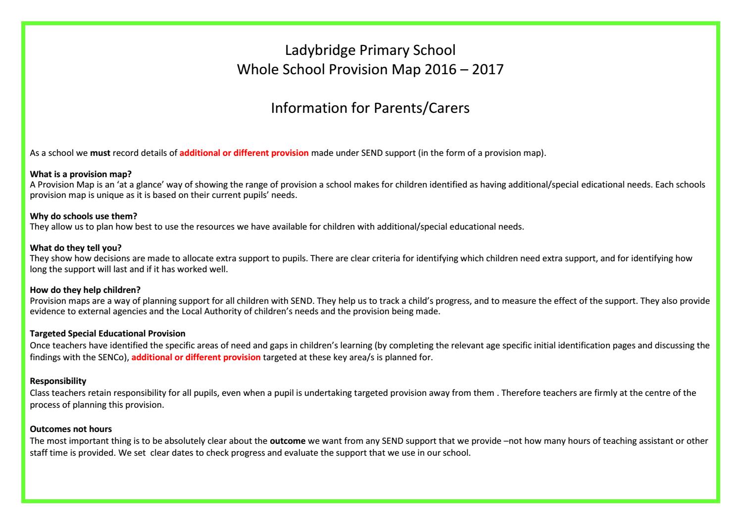 2016-17 SEND Provision Map by Schudio - Issuu