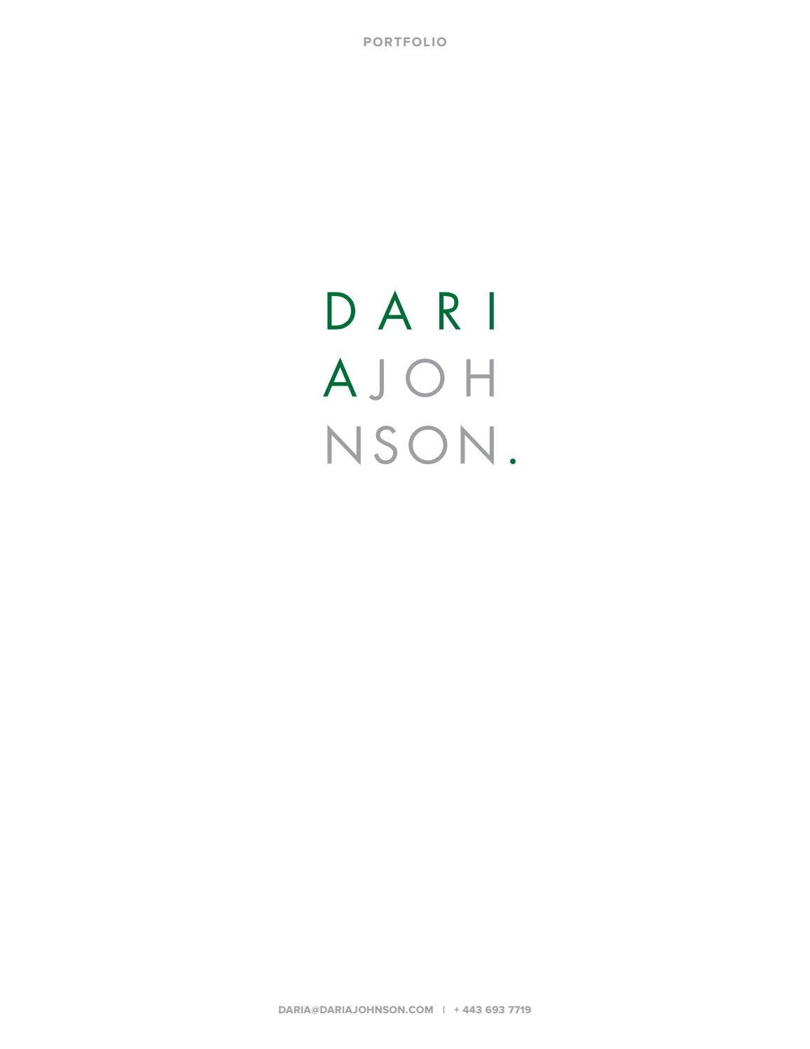 Daria Johnson Interior Design Portfolio by Daria Johnson - Issuu