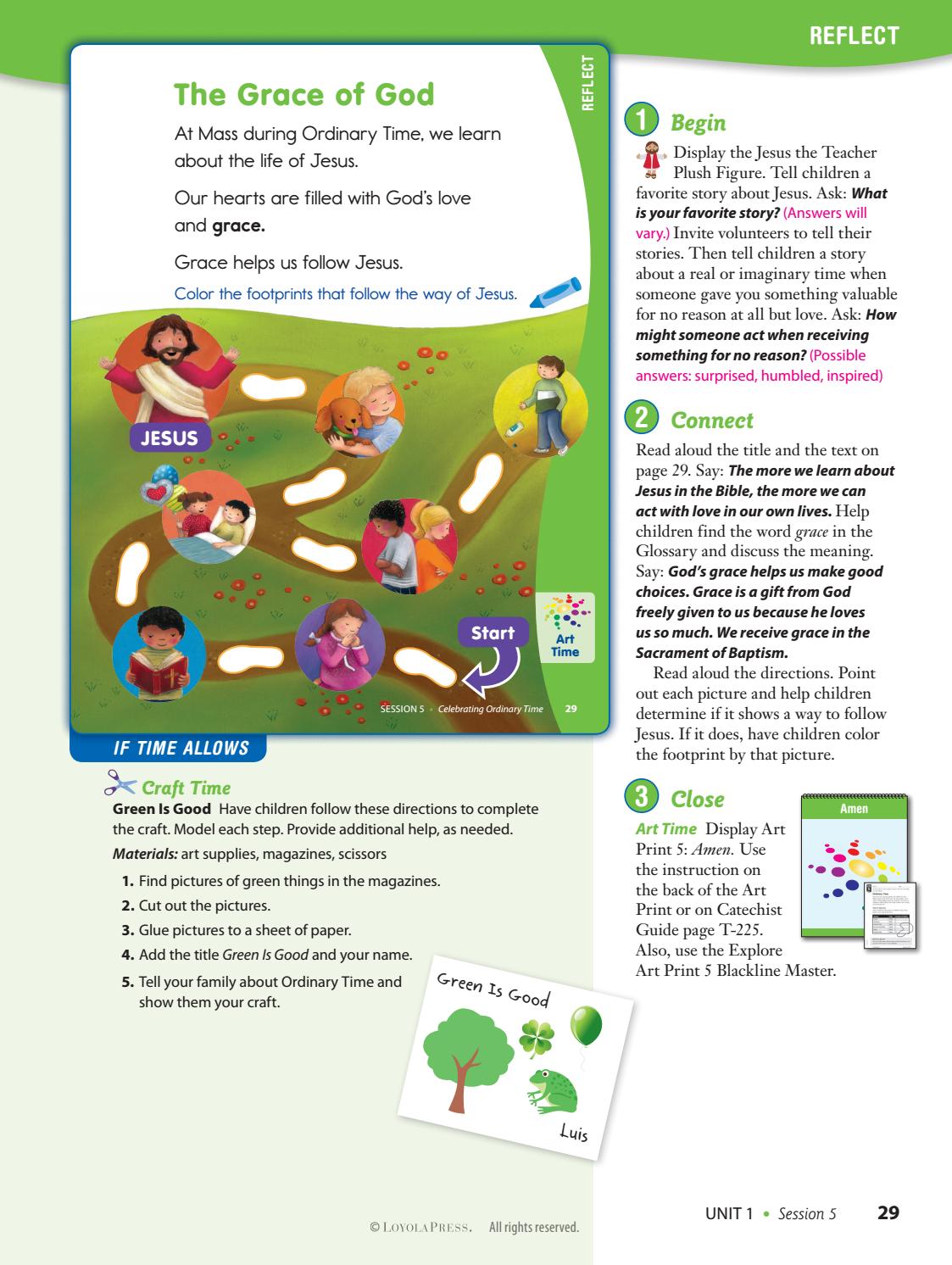 Finding God Kindergarten - Teacher Edition by Loyola Press - Issuu