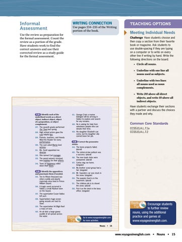 Voyages in English 2018, Teacher Edition, Grade 7 by Loyola Press - Issuu