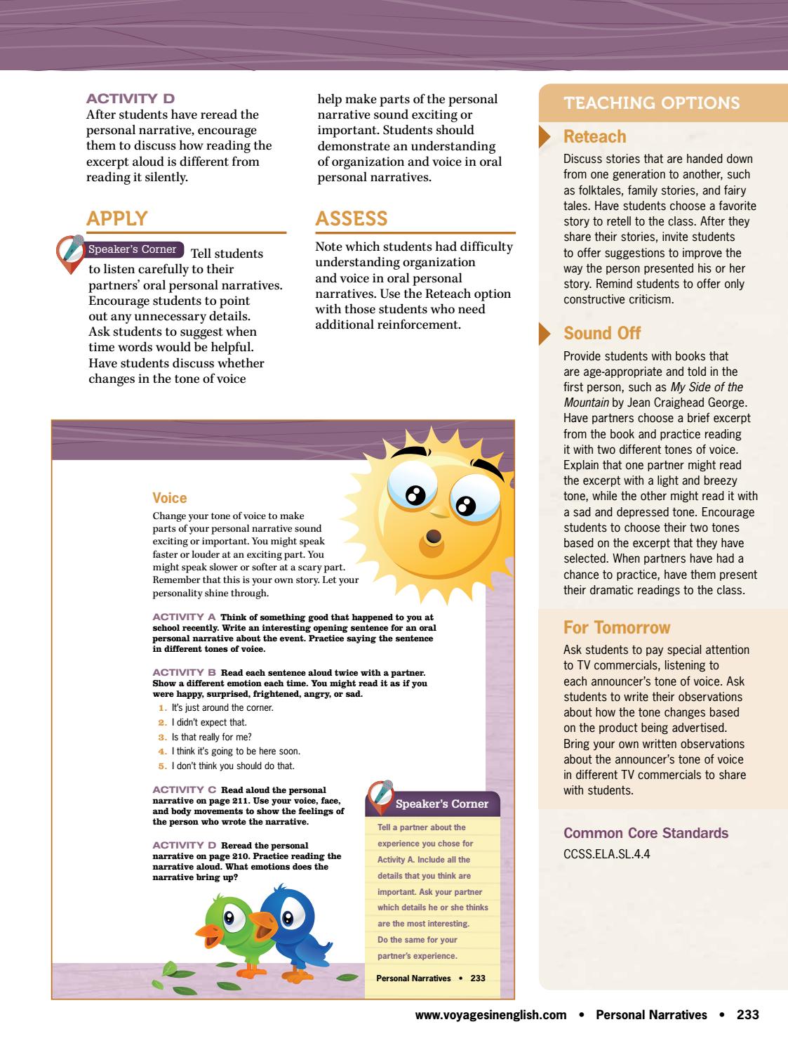 Voyages In English 2018 Teacher Edition Grade 4 By Loyola Press Issuu