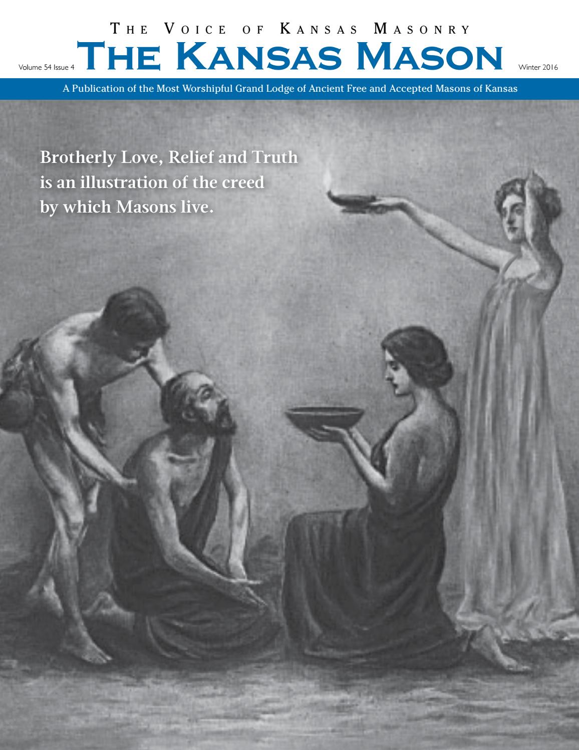 Kansas mason winter 2016 by Grand Lodge of Kansas AF&AM - Issuu
