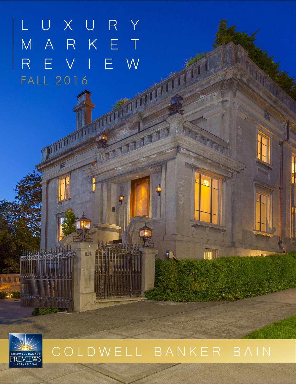 Coldwell Banker Bain Luxury Market Review - Fall 2016 by Coldwell ...