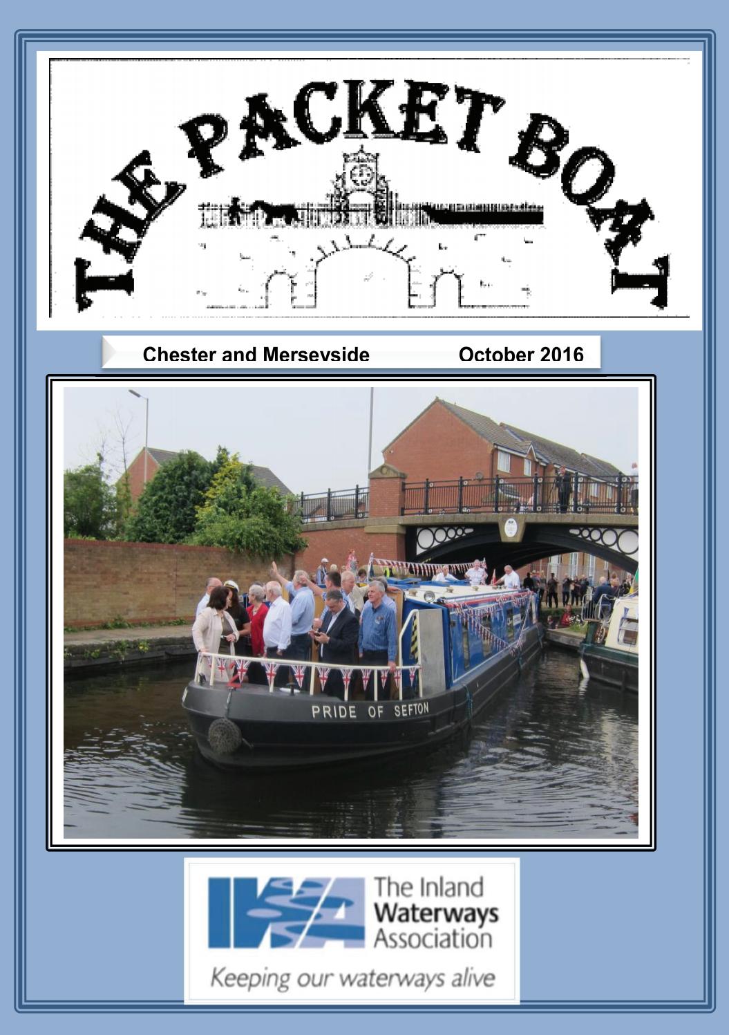 The Packet Boat - October 2016 by The Inland Waterways Association - Issuu