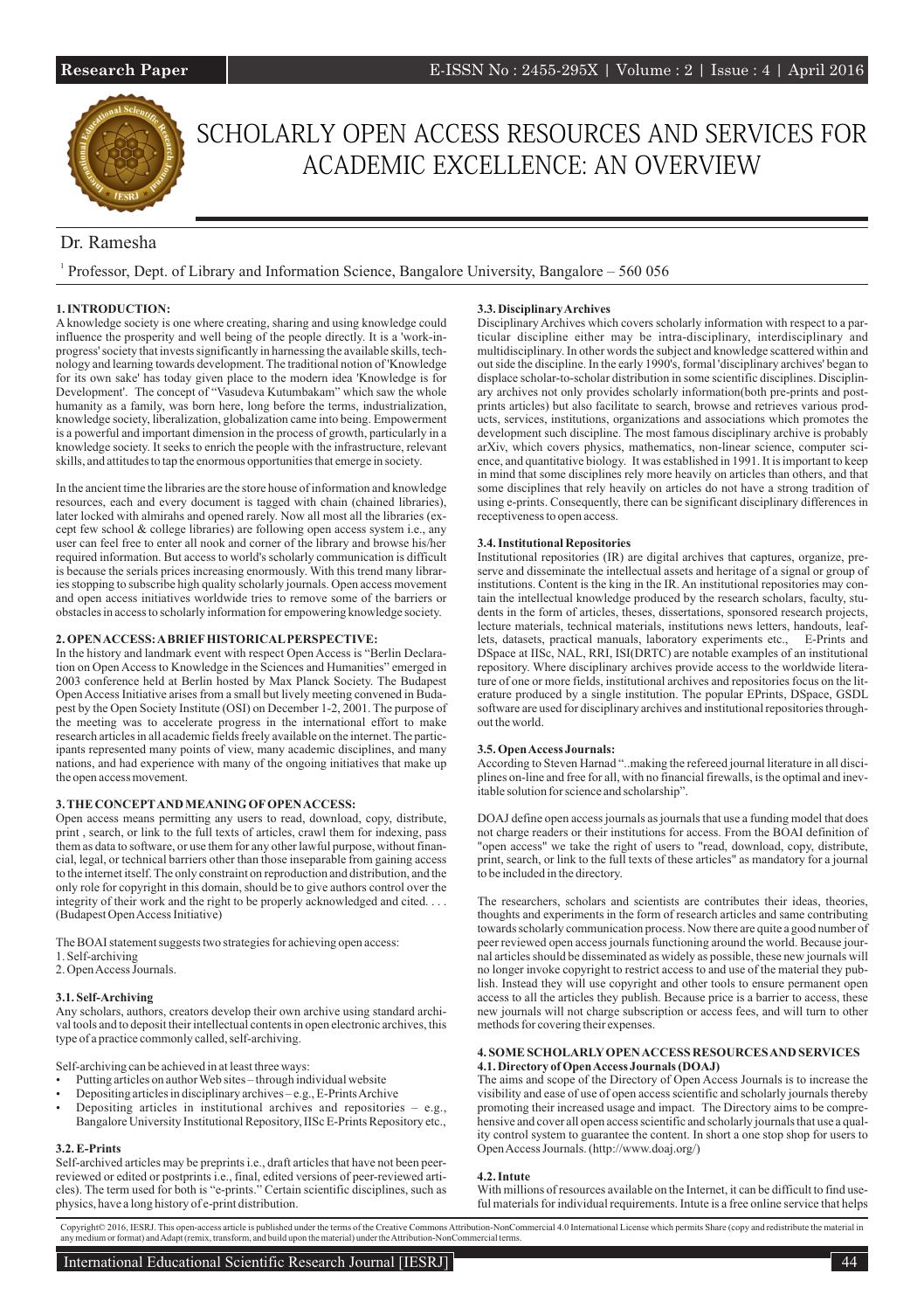 Scholarly Resource Sites