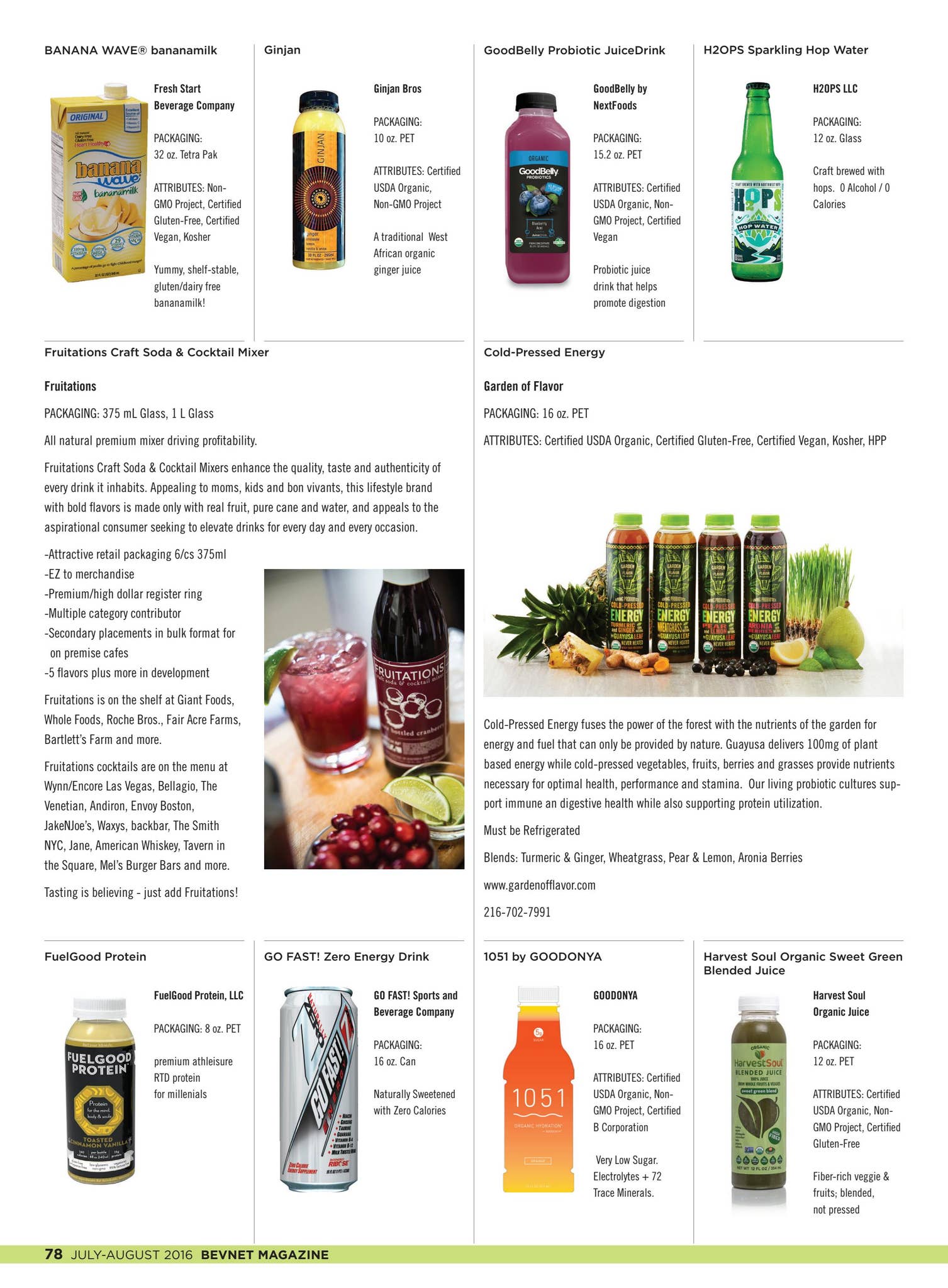 2016 Natural Beverage Guide by BevNET.com - Issuu