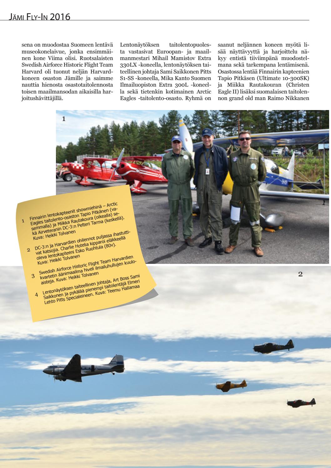 Liikennelentäjä 4/2016 by Suomen Lentäjäliitto - Finnish Pilots ...