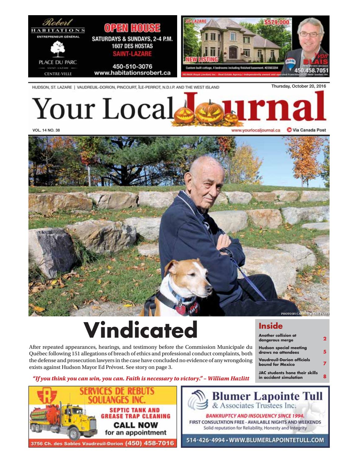 Your Local Journal - October 20th, 2016 by Your Local Journal - Issuu